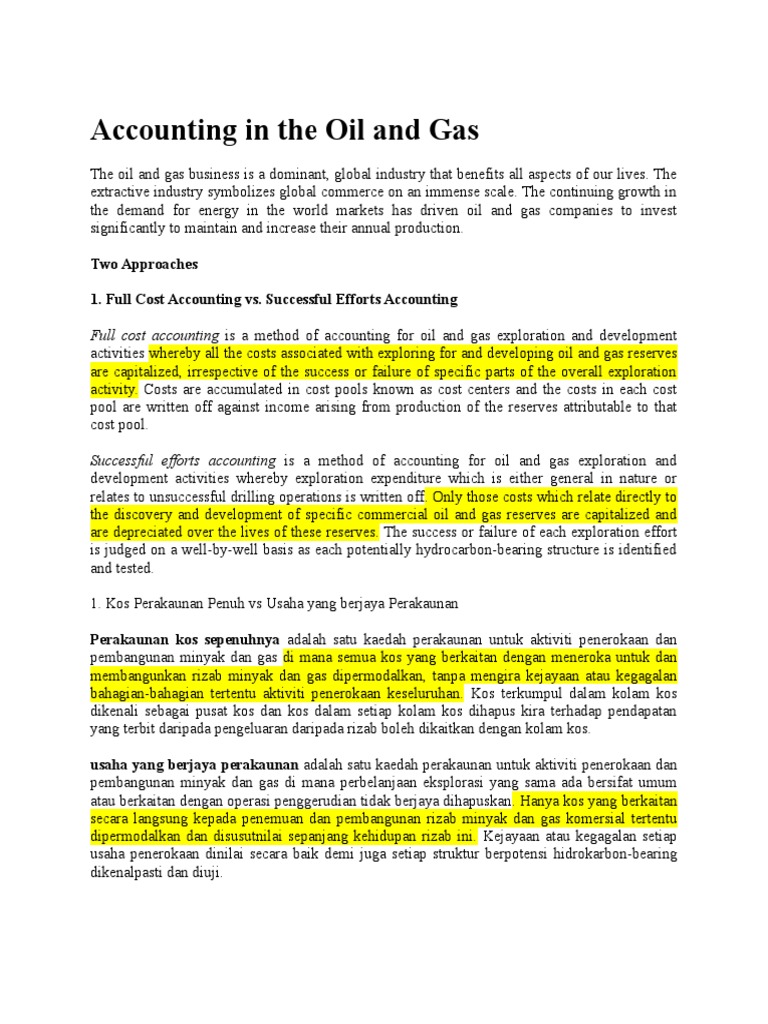 Kira Baliger: Oil & Gas Accounting Methods | PDF | Revenue | Royalty ...