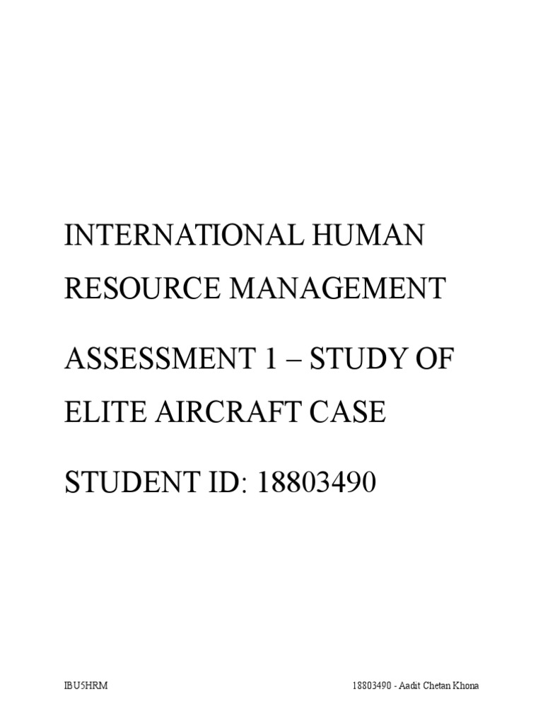 HRM Case Study | PDF | Human Resource Management | Performance Appraisal