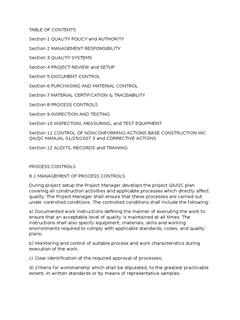 Qaqc Manual Pdf