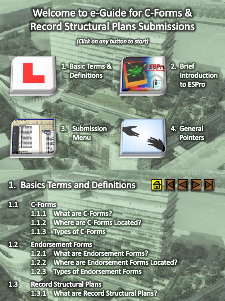 BCA EGuide For C-Forms | PDF | Directory (Computing) | Portable ...