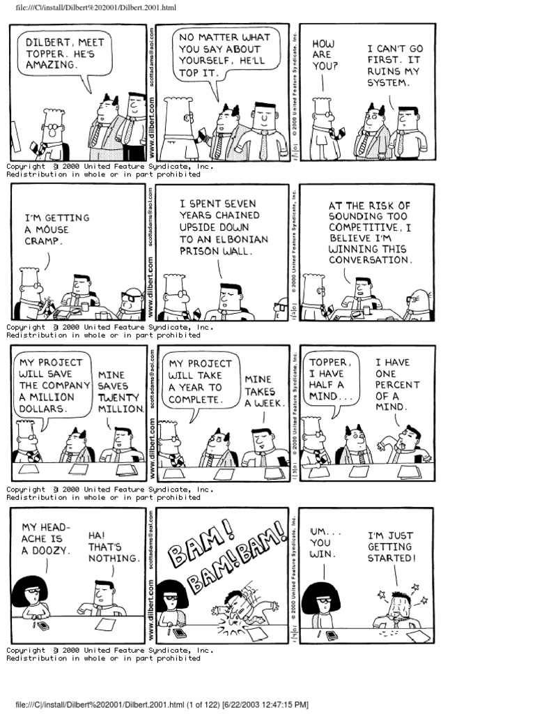 Dilbert Collection 2001 | PDF