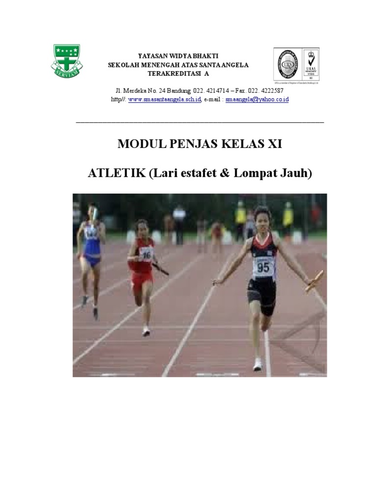 Atletik Lari Estafet Lompat Jauh Xi | PDF