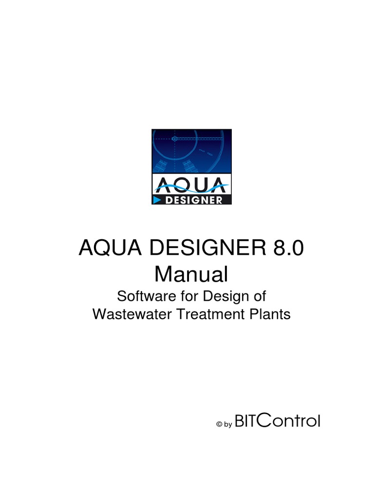 AquaDesigner8 Manual | PDF | Sewage Treatment | Microsoft Windows