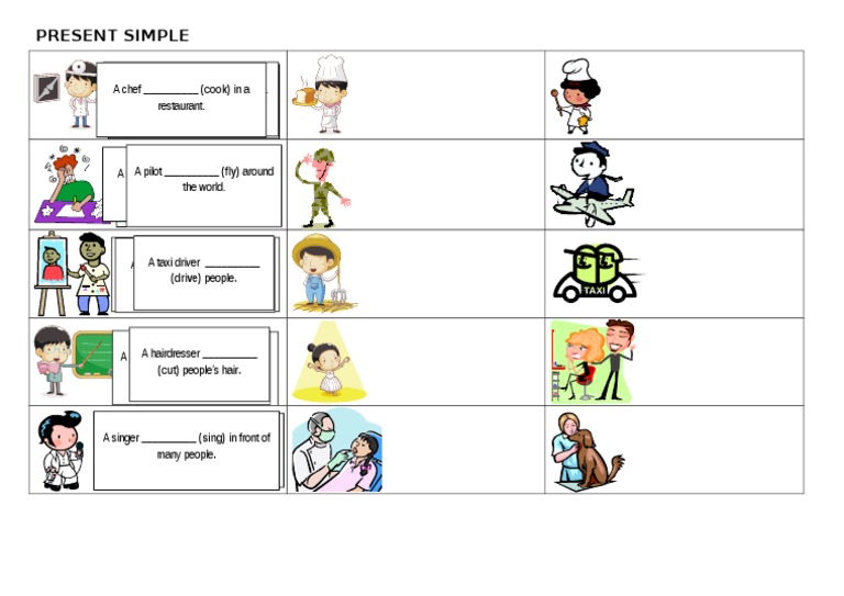 PRESENT SIMPLE ACTIONS | PDF