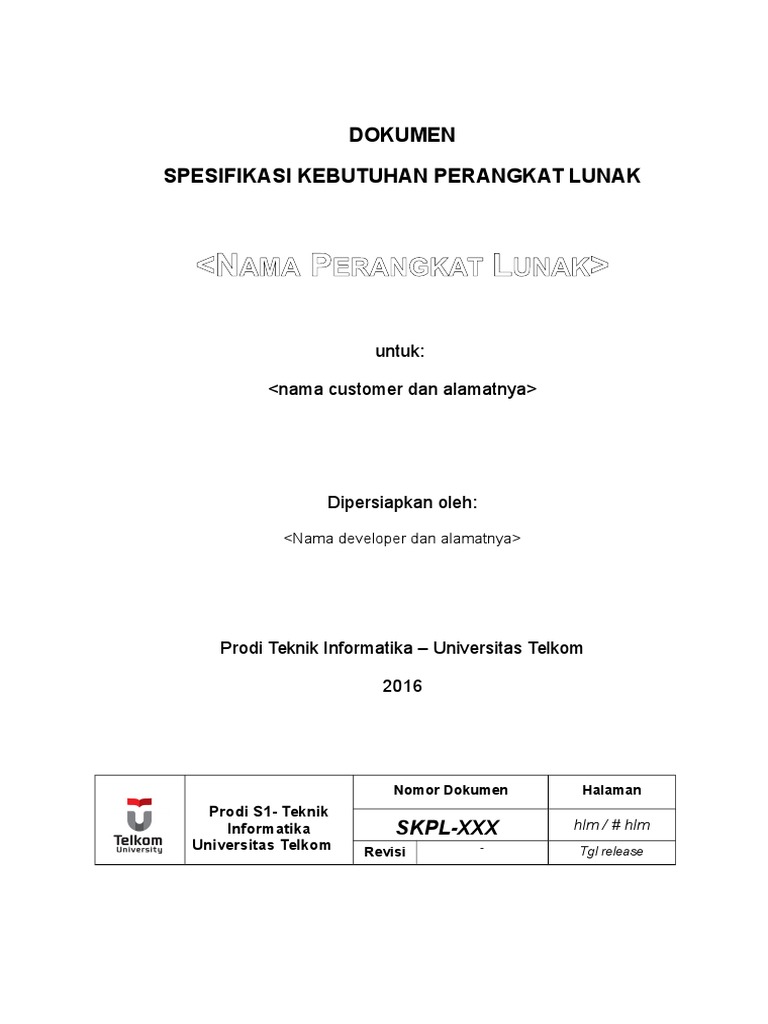 Template SKPL | PDF