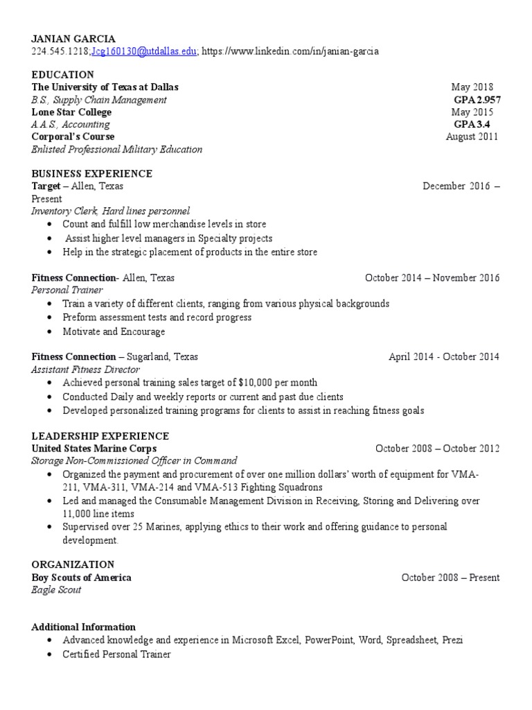 Janians Resume | PDF