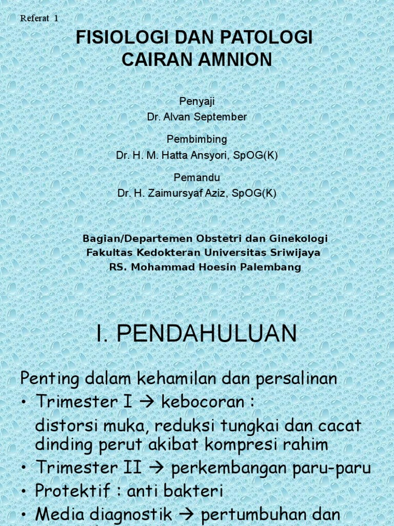 Cairan Amnion | PDF