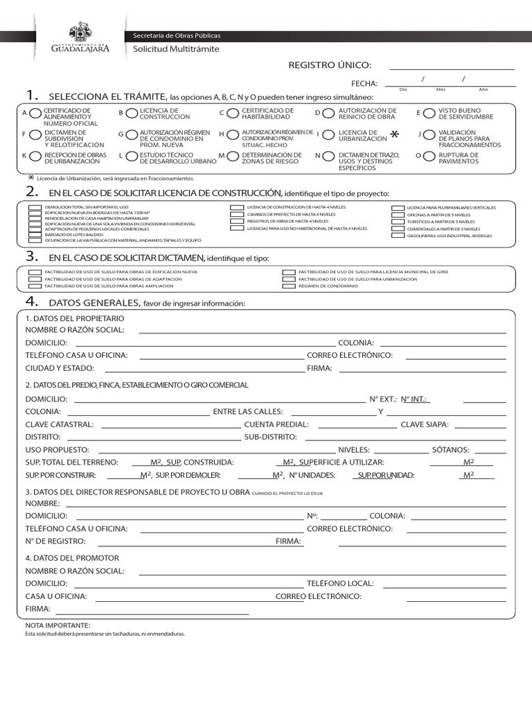Solicitud Multitramite | PDF
