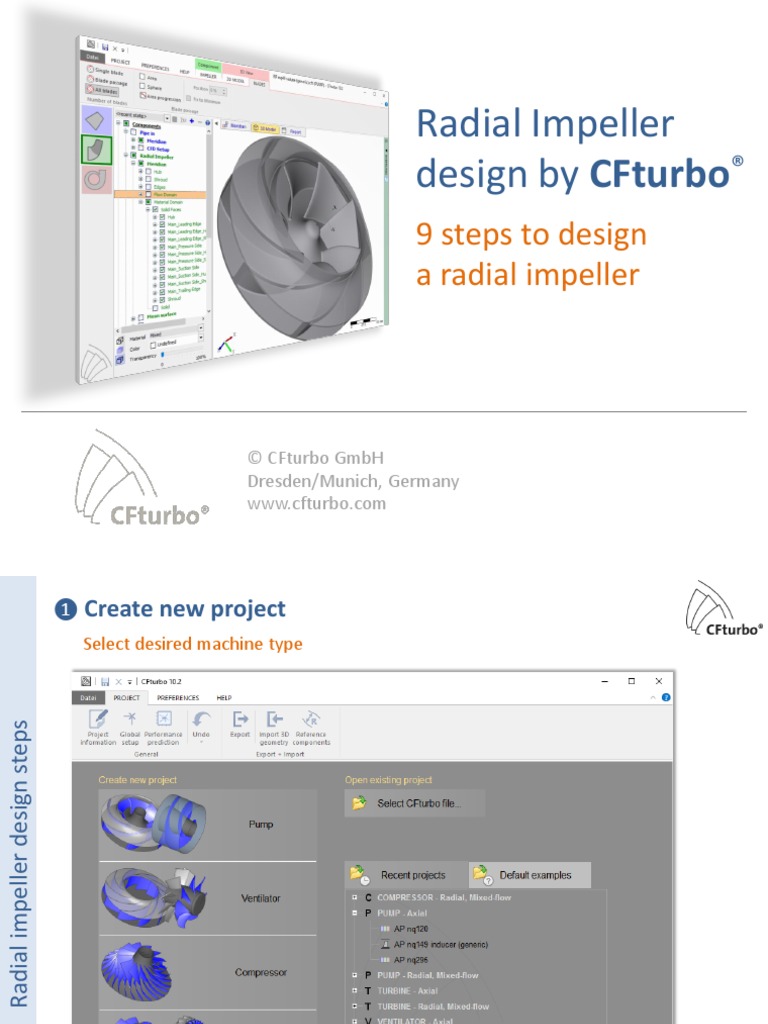 CFturbo Radial Impeller | PDF | Contour Line | Applied And Interdisciplinary Physics