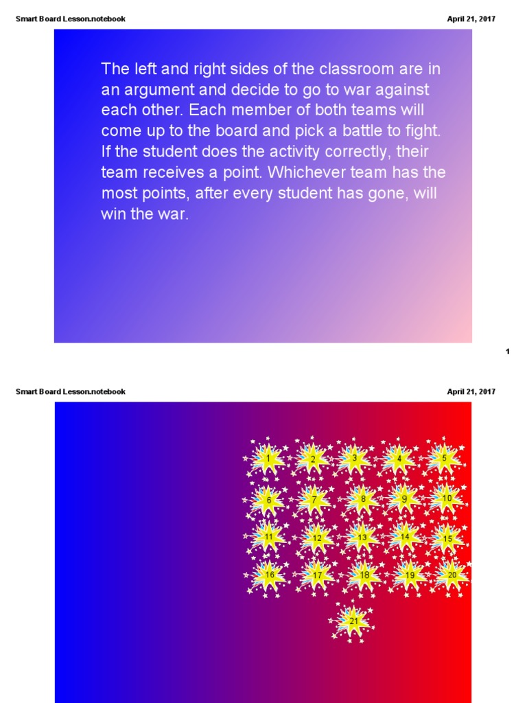 Smartboard Lesson | PDF | American Civil War | The United States