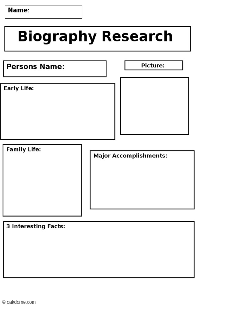 A Common-Core-Biography-Research-Graphic-Organizer 1 | PDF