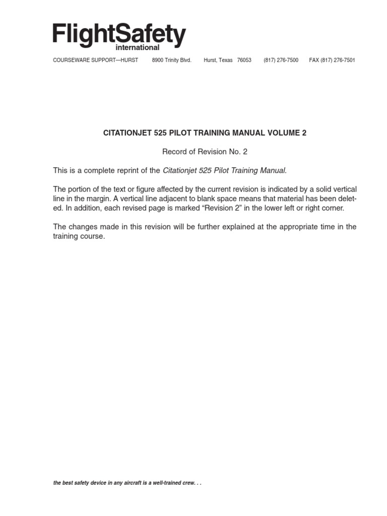 CJ525 PTM V2r2 MCD | PDF | Aviation | Aeronautics