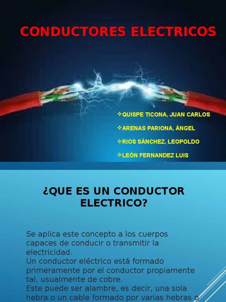 conductores-electricos-ppt | Transformador | Cobre | Prueba gratuita de 30 días | Scribd