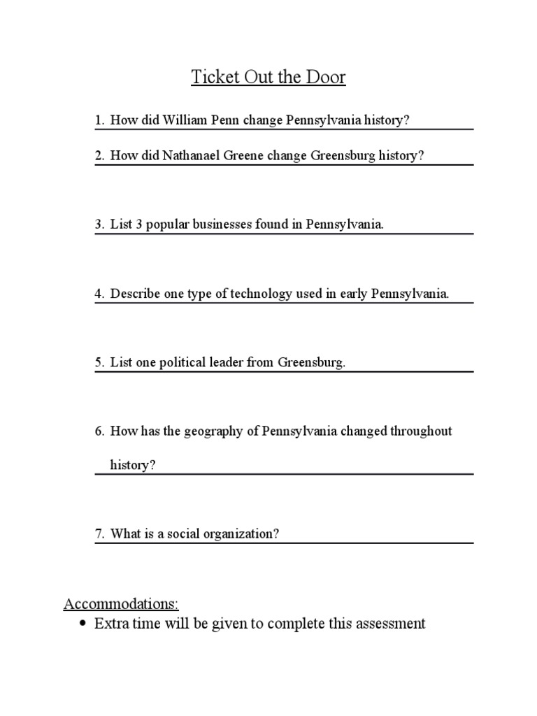 Assessment Lesson 2 | PDF