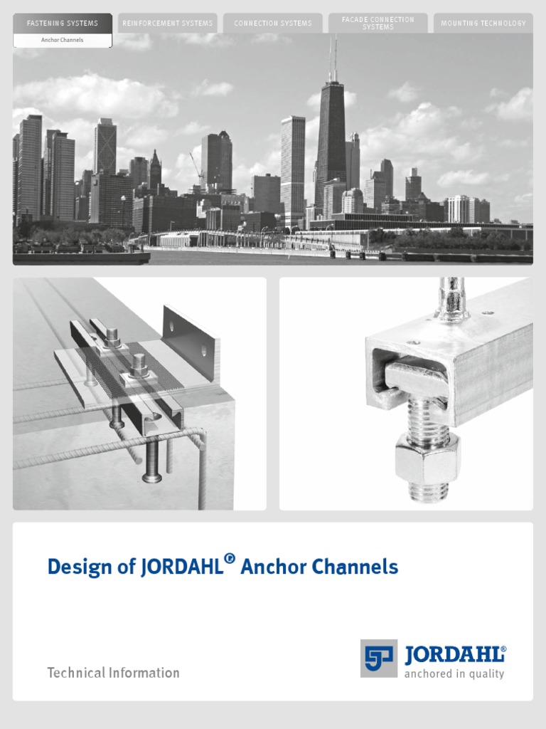 Design of Anchor Channels - USA - Jordahl | PDF | Strength Of Materials ...