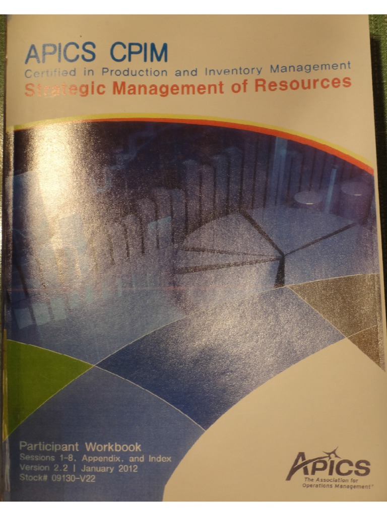 Participant Book SRM - APICS | PDF