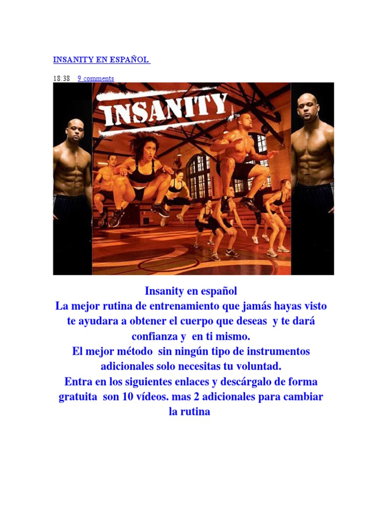 Insanity en Español | PDF | Informática y tecnología de la información ...