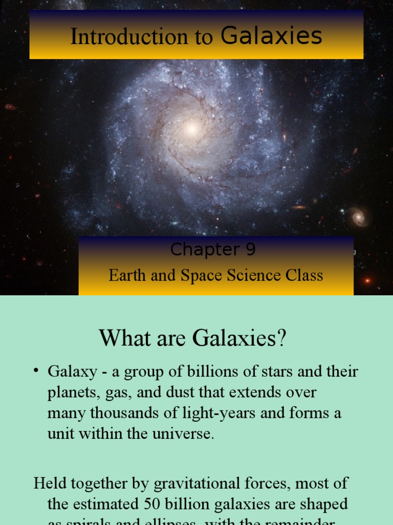 Introduction To Galaxies in Space | PDF | Milky Way | Quasar