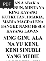 Kapampangan Rosary Prayer Guide | PDF | Religious Rituals | Religious ...