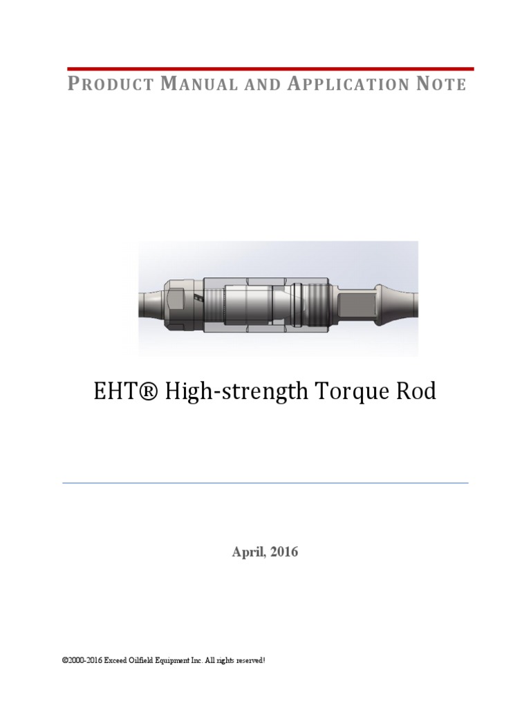 EHT Application Note | PDF | Pump | Mechanical Engineering