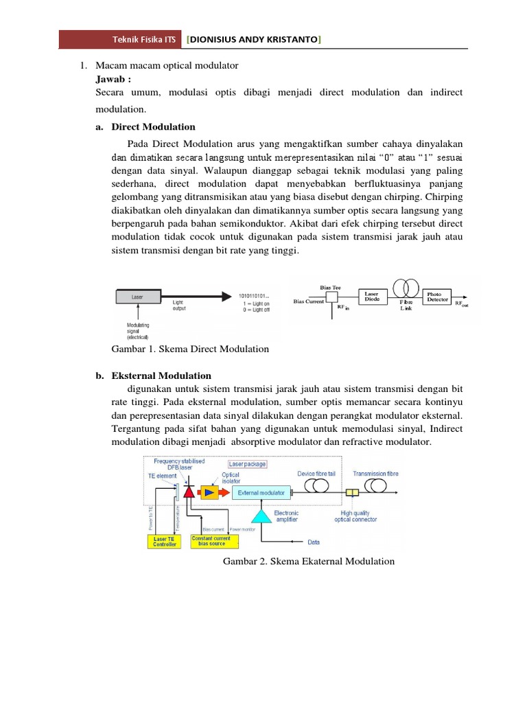 Modulator Optik dan Prinsip Kerja | PDF | Sains & Matematika