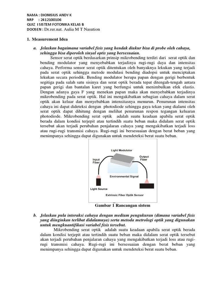 Rancangan Sistem Fotonika | PDF
