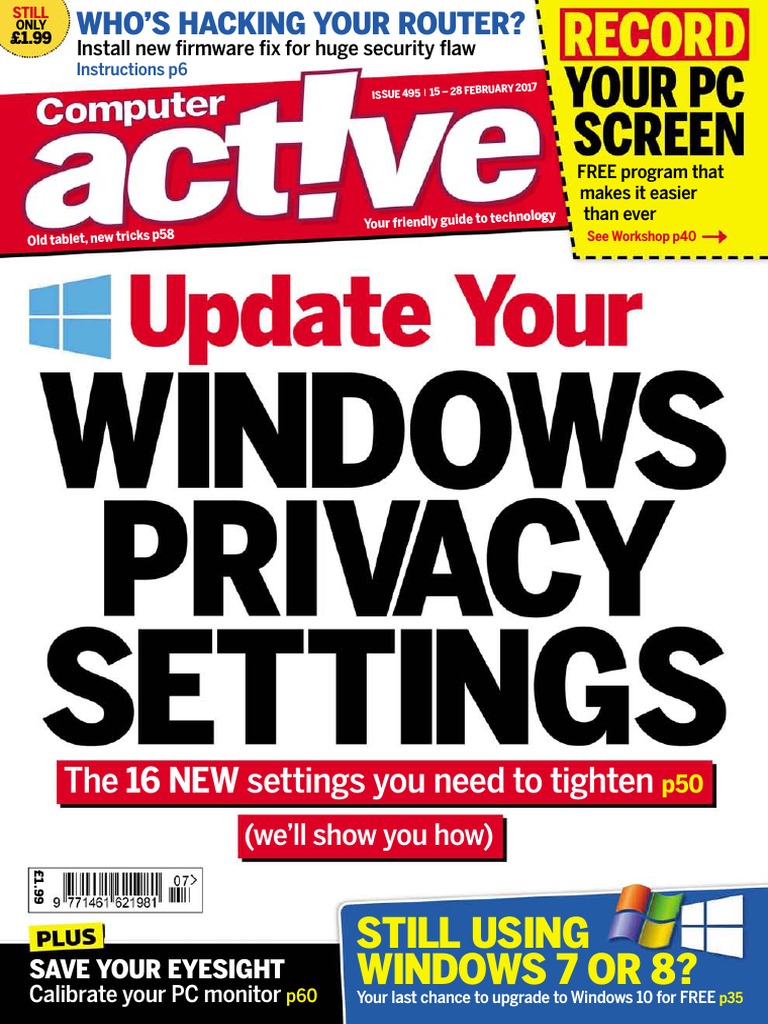 ComputerActive - February 15, 2017 UK | PDF | Google Chrome | Windows 10