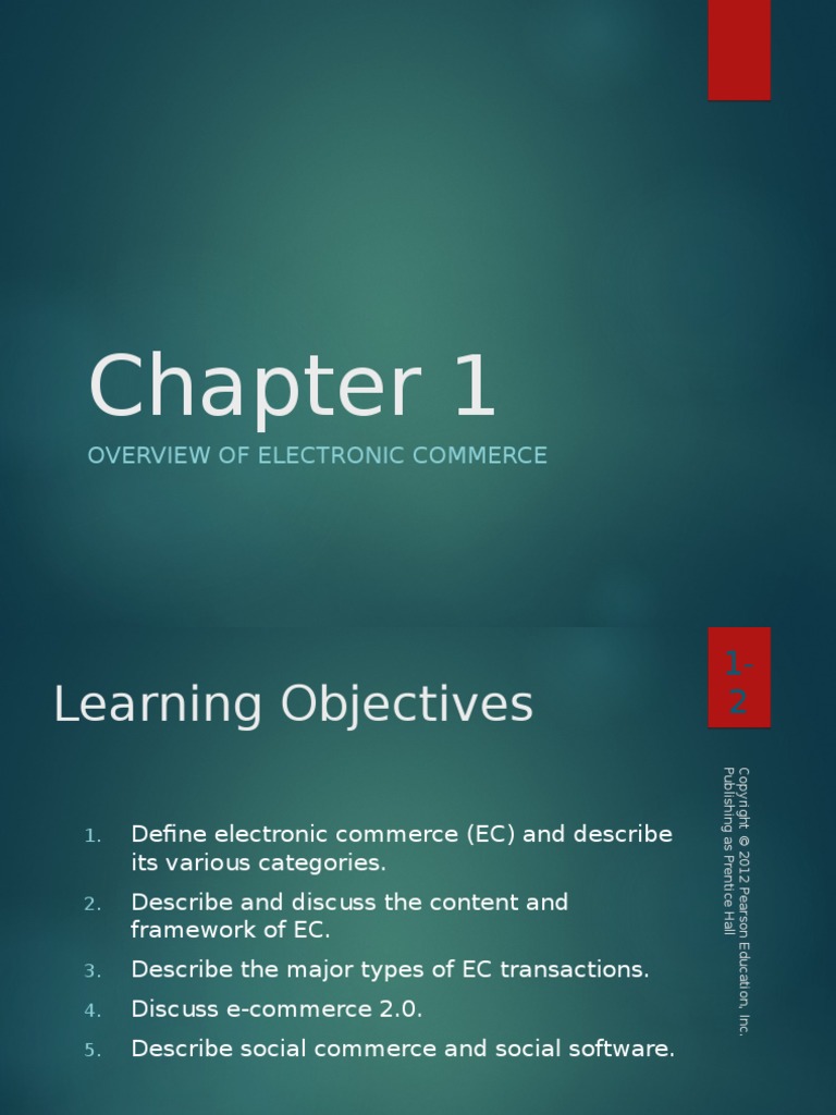 Chapter 1 | PDF | E Commerce | Social Networking Service