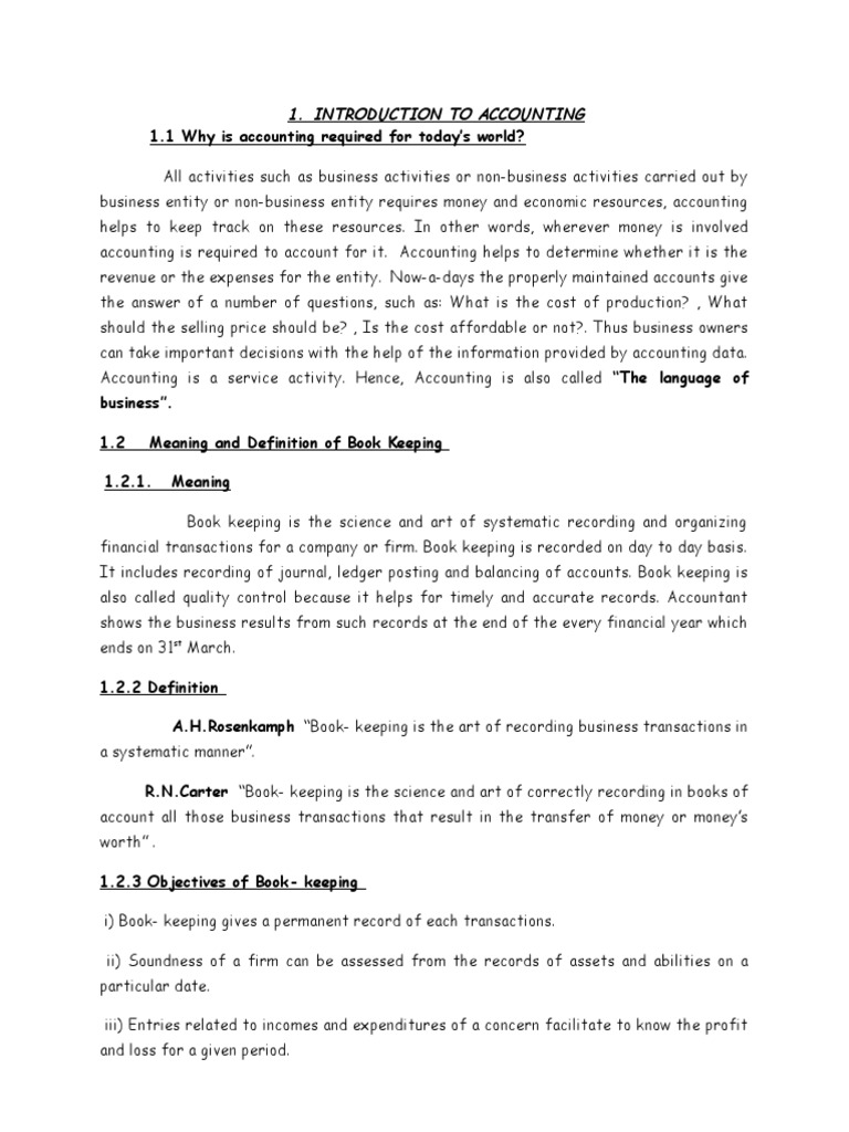 Chapter 1 - Introduction To Accounting | PDF | Expense | Discounts And ...