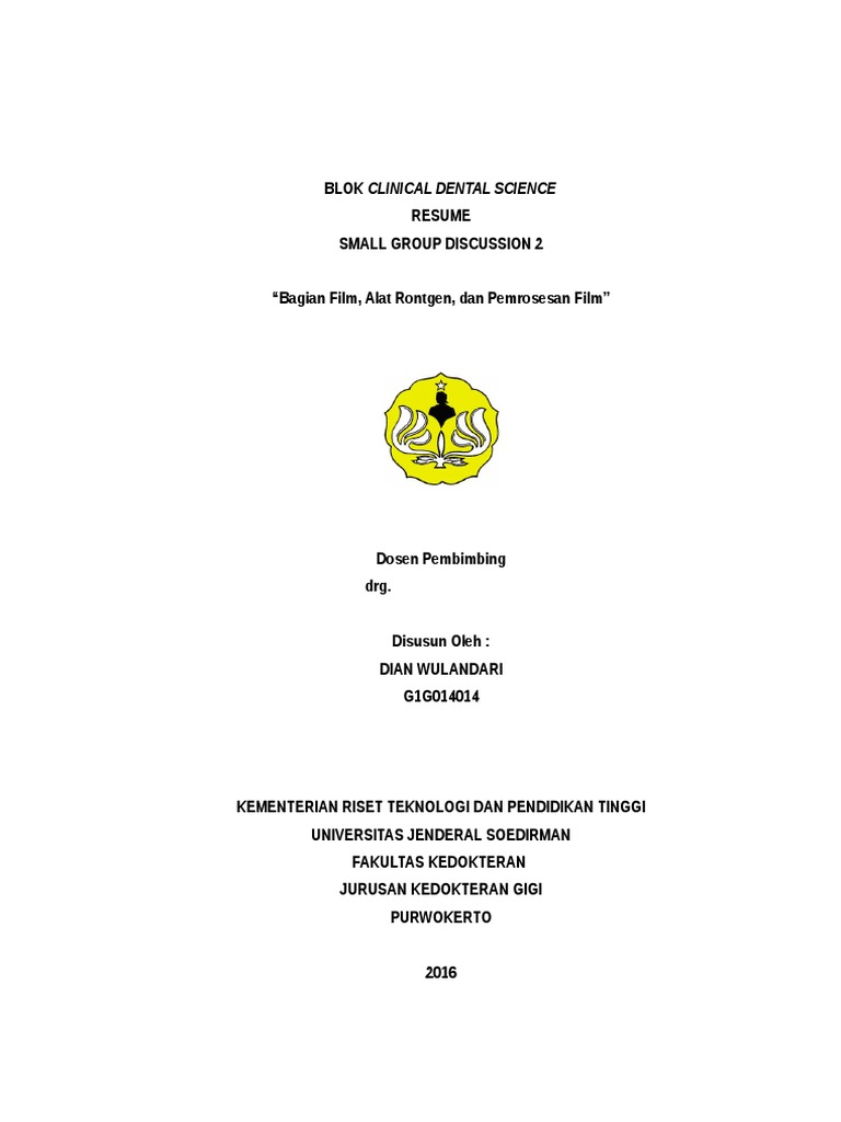 Bagian Film, Alat Rontgen, Pemrosesan Film | PDF