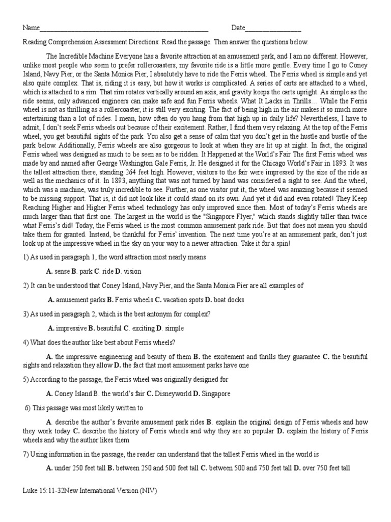 The Prodigal Son: An Analysis of Jesus' Parable about a Father's ...