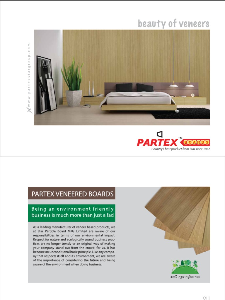 Partex Veneered Boards Catalogue L | PDF