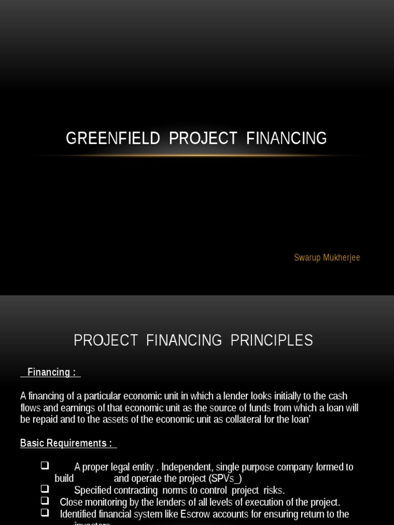 Project Financing | PDF | Project Finance | Debt