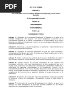 Ley 2196 Del 18 de Enero de 2022 | PDF | Disciplinas | Policía