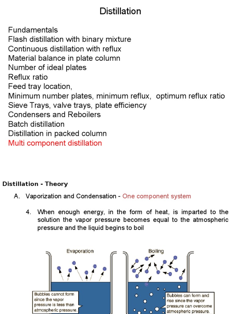 Distillation | PDF | Distillation | Vapor