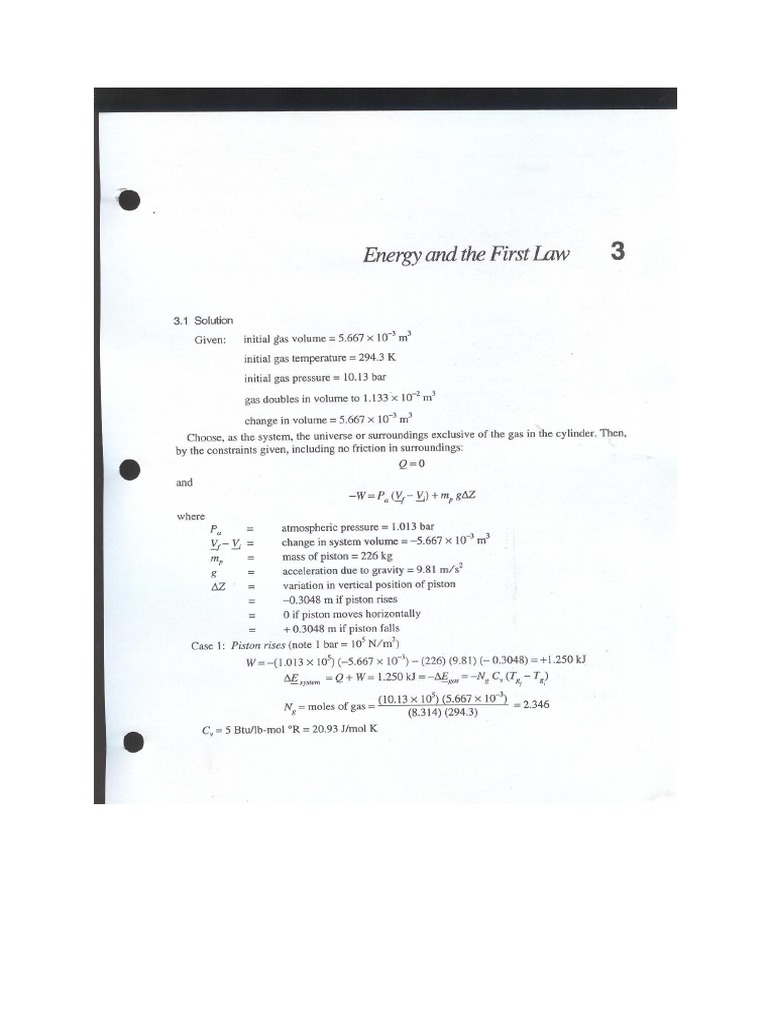Thermodynamics and Its Applications (3rd Edition) Solution by Tester ...