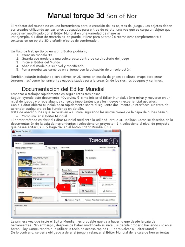 Manual Torque 3d en Español Parte 1 | PDF | Point and Click ...