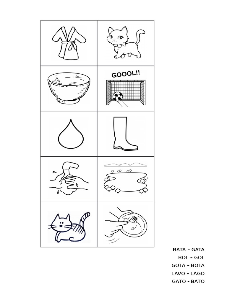 Pares Minimos B-G | PDF