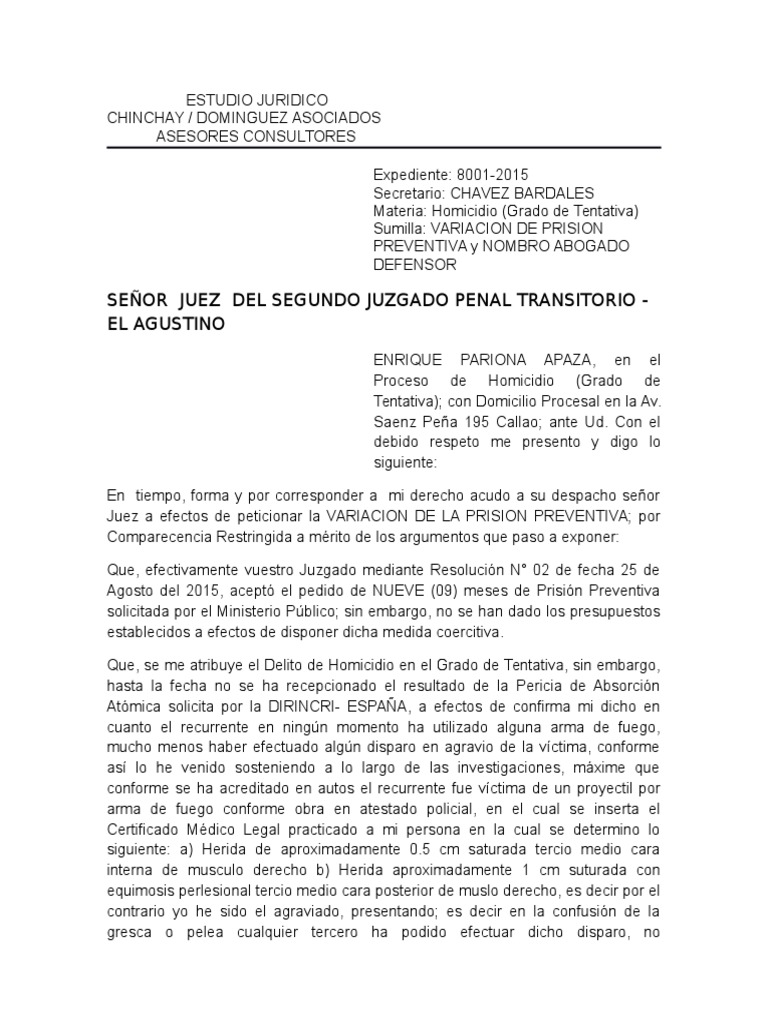 Solicia Variacion Preventiva | PDF | Ley Pública | Virtud