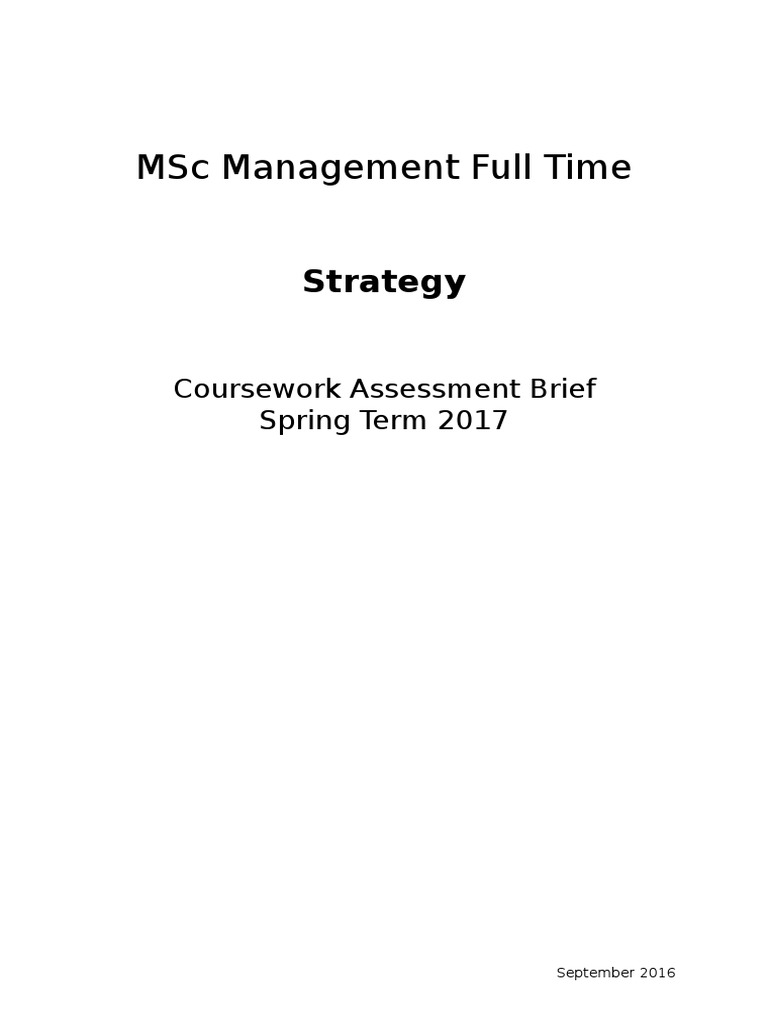 Management Strategy | PDF | Accuracy And Precision | Strategic Management