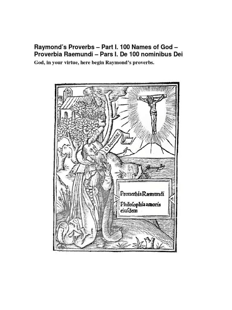 100 Names of God PDF | PDF | God The Father | Good And Evil