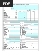 Control Valve Data Sheet | PDF | Valve | Pressure