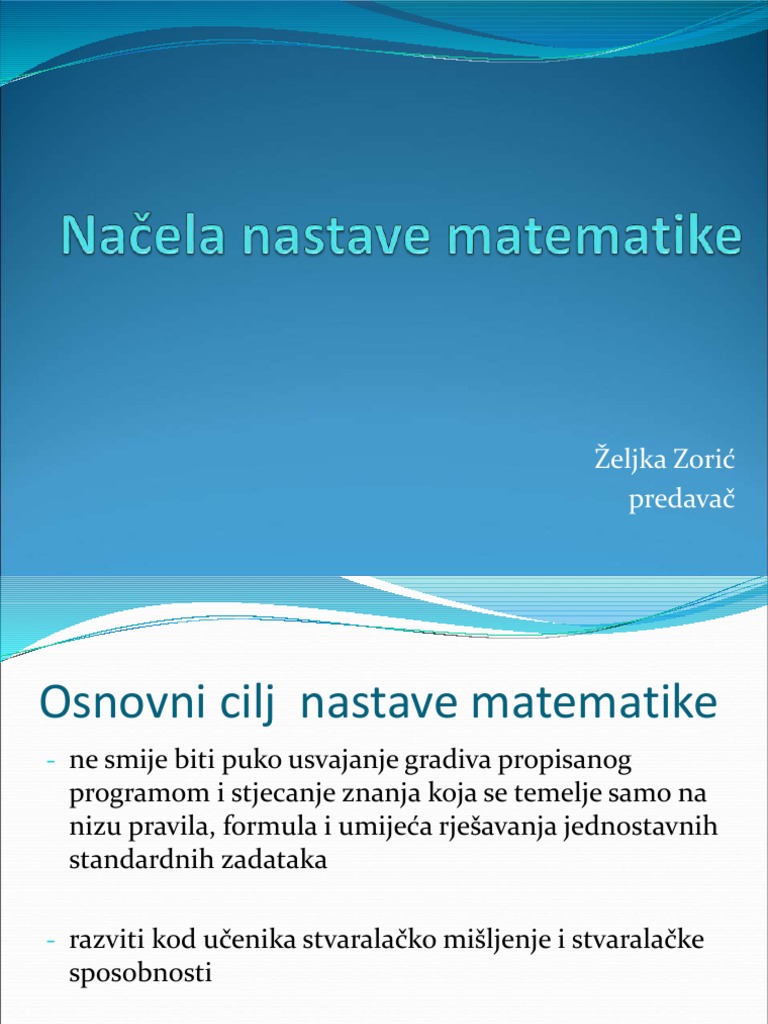 4 Nacela Nastave PDF | PDF