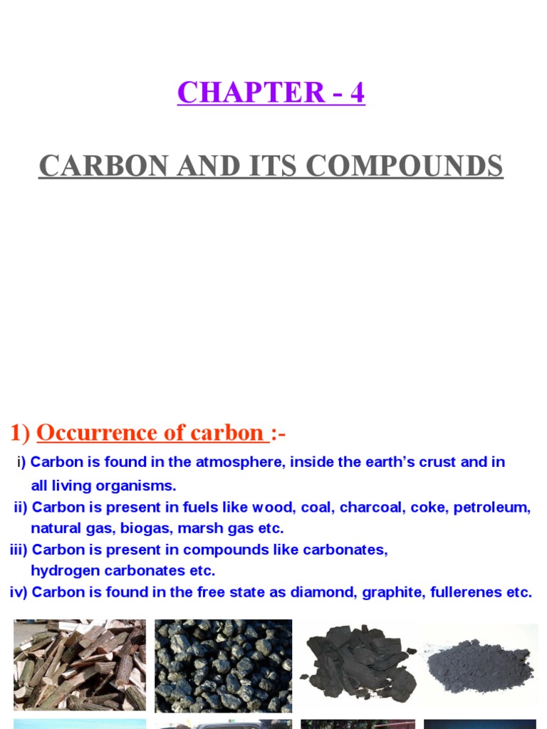 CARBON AND ITS COMPOUNDS.ppt.pptx | Chemical Bond | Covalent Bond