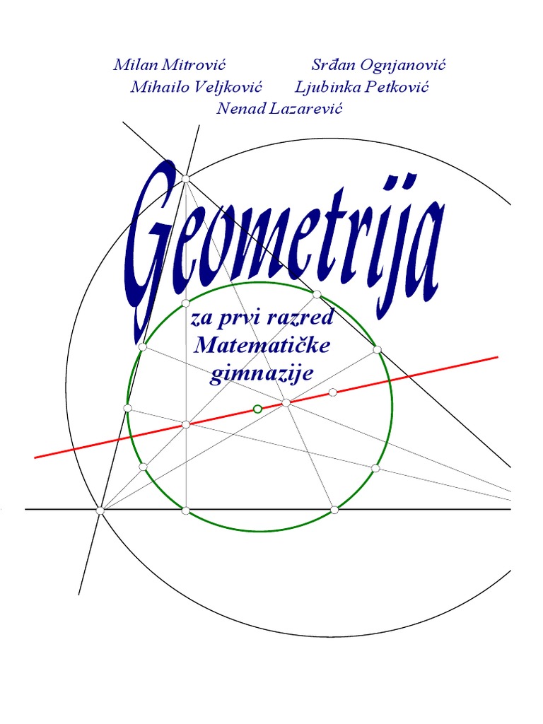 Geometrija Za 1 Razred Matematicke Gimnazije PDF | PDF