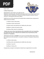 Tor Request Letter | PDF | Educational Stages | Higher Education