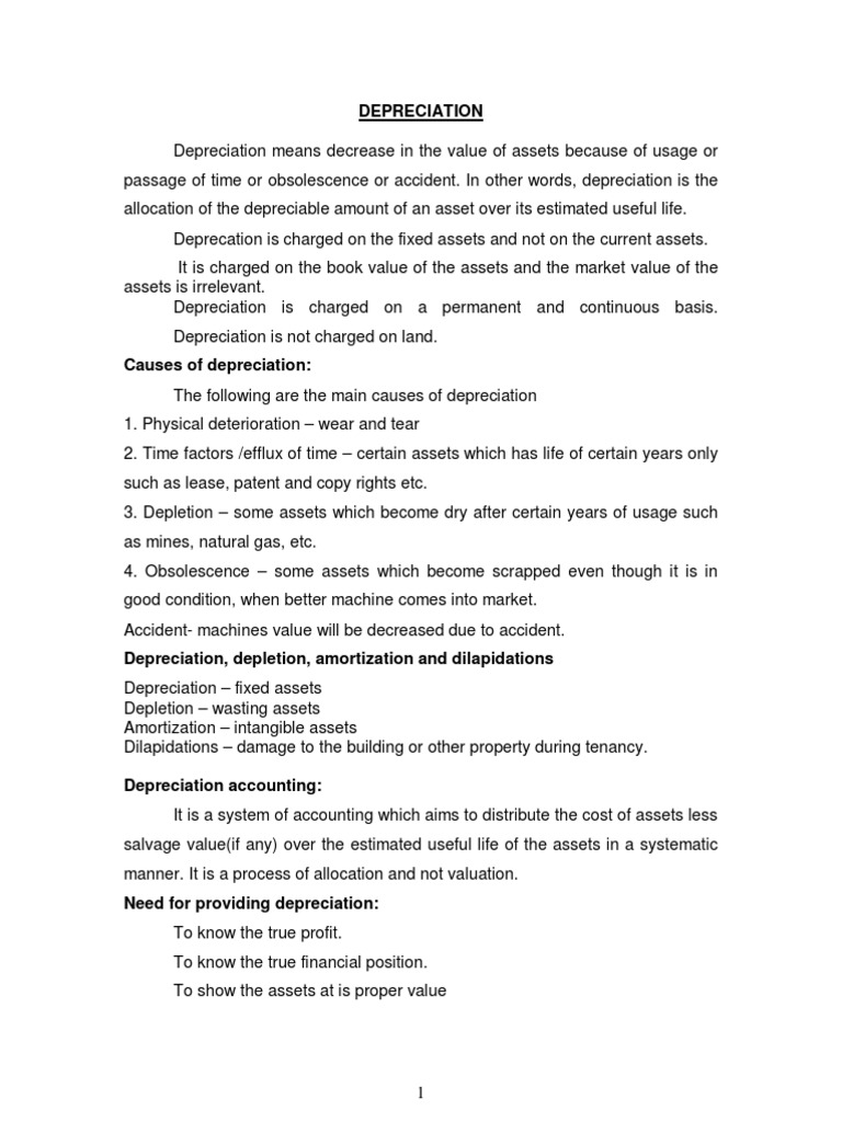 Problems On Depreciation | PDF | Depreciation | Debits And Credits