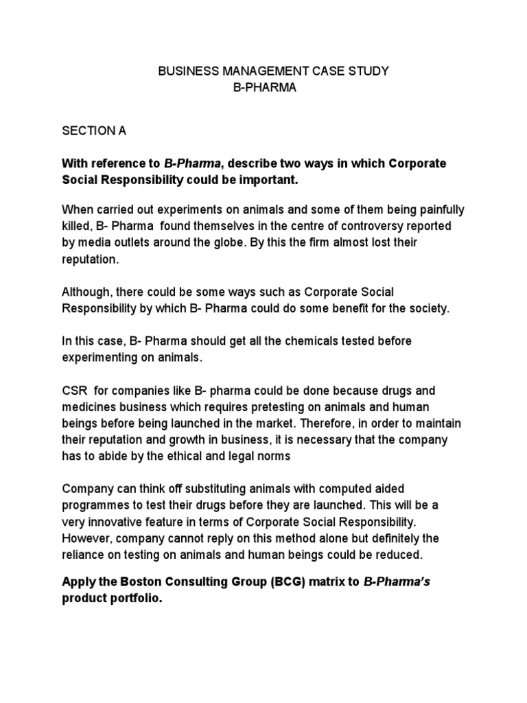 Case Study | PDF | Pharmaceutical Industry | Brand