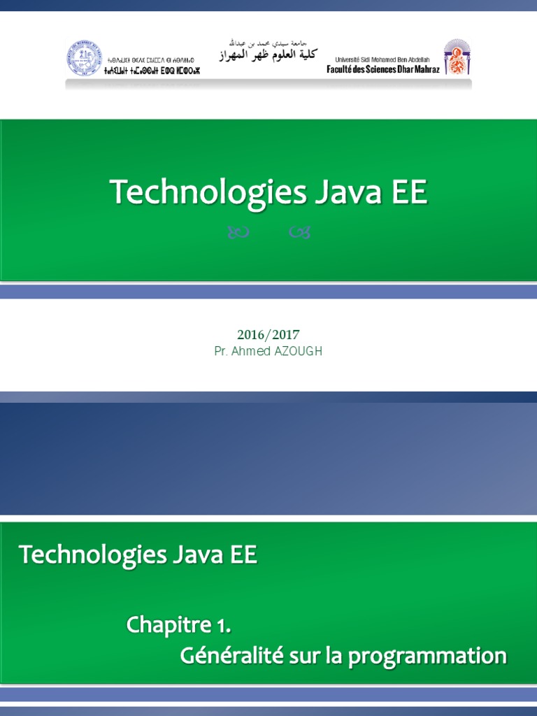 Chap1 2 | PDF | Java (Langage de programmation) | Compilateur