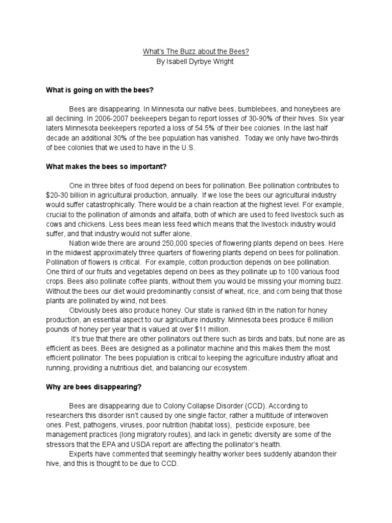 Save the Bees, Save Our Future | PDF | Honey Bee | Pollination